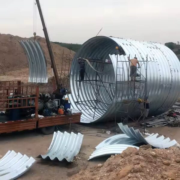 Galvanized Corrugated Steel Arch Pipes vs Aluminized